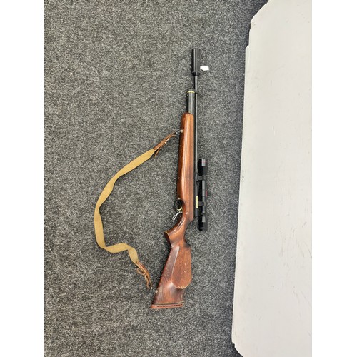 Webley and scott webley Raider air rifle with simmons scopes
