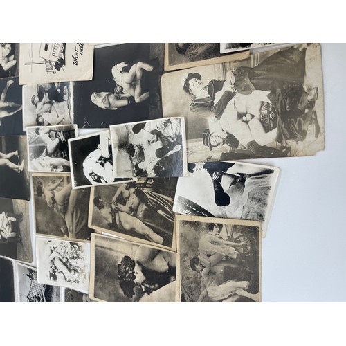Large Collection Of Antique Explicit Erotica Pornographic Postcards