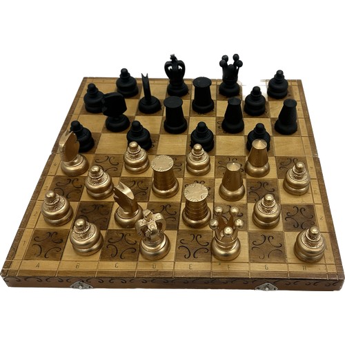 Wooden foldable chest set complete with pieces