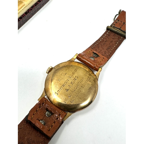 original boxed Vintage 9ct gold rolex tudor gents presentation ...