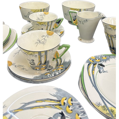 Art Deco Burleigh Ware Pan Pattern jugs bowls cups saucers and plates