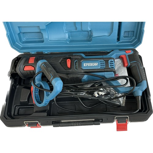 Cased Erbauer reciprocating saw model no ERS1100, untested