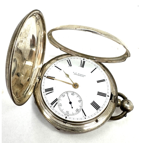 Antique Silver full hunter F.P.Turner Surbiton pocket watch the watch ...