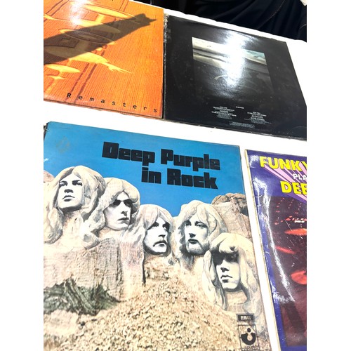 Selection of records includes Rush, Deep Purple, all the worlds a stage ...