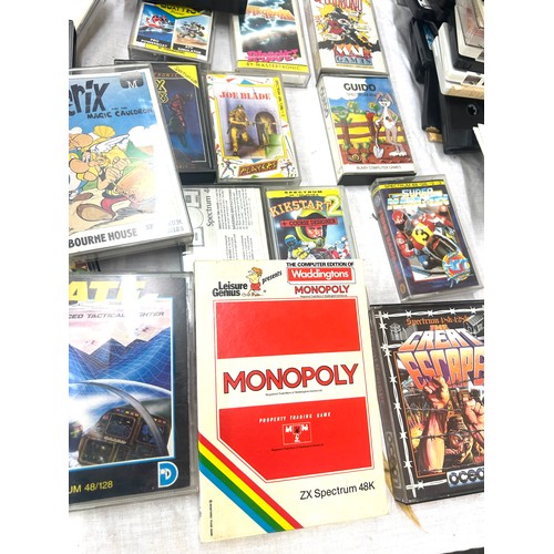 Large selection of Spectrum console games to include Monopoly, Hero ...