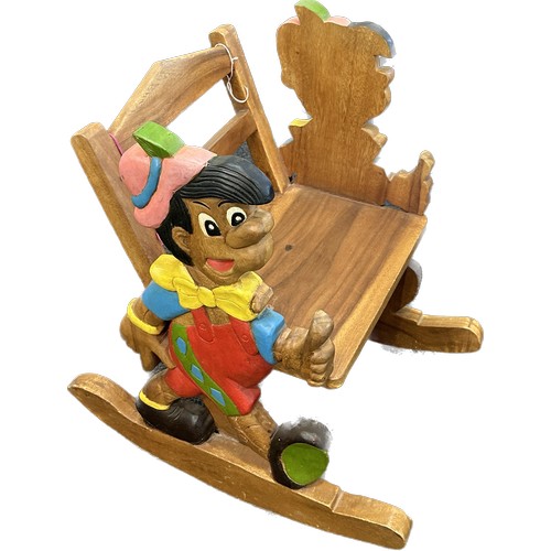 Vintage Disney's Pinocchio child's rocking chair, measures ...