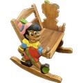 Vintage Disney's Pinocchio child's rocking chair, measures ...