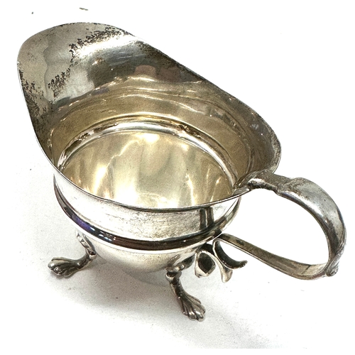 Antique silver cream jug Birmingham silver hallmarks weight 47g