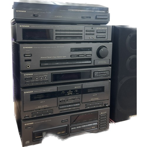 Pioneer Hi-Fi music system with a pair of Pioneer speakers, working order