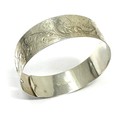 Vintage silver bangle weight 23g