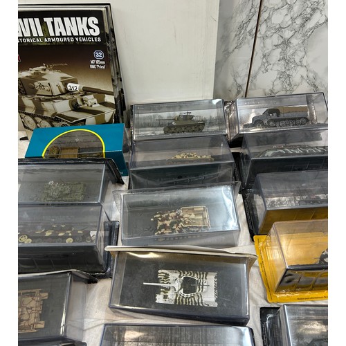 Selection of Deagostini WW1 Combat Tanks Collection diecast, including ...