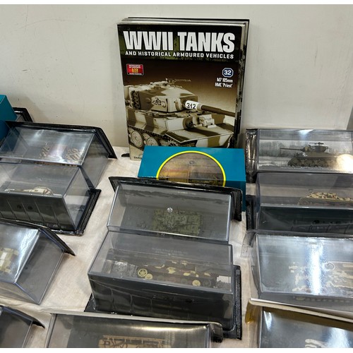 Selection of Deagostini WW1 Combat Tanks Collection diecast, including ...