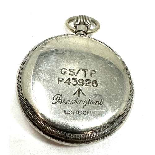 Military Bravingtons pocket watch the watch is not ticking