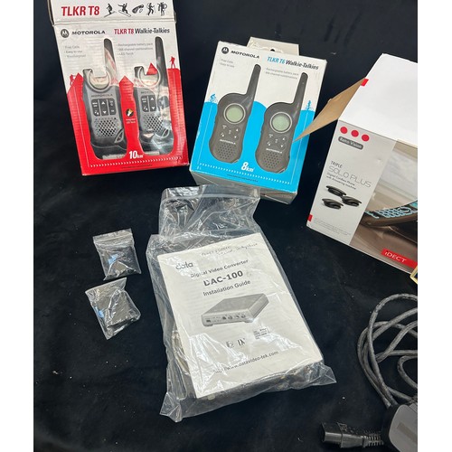 Boxed as new- Motorola TLKR T8 Walkie-Talkies, Motorola TLKR T6 Walkie ...
