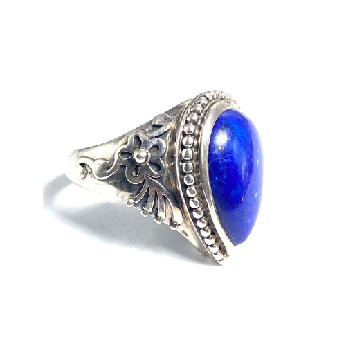 Doug Paulus dP India Sterling Silver 925 Blue Lapis Statement Ring ...