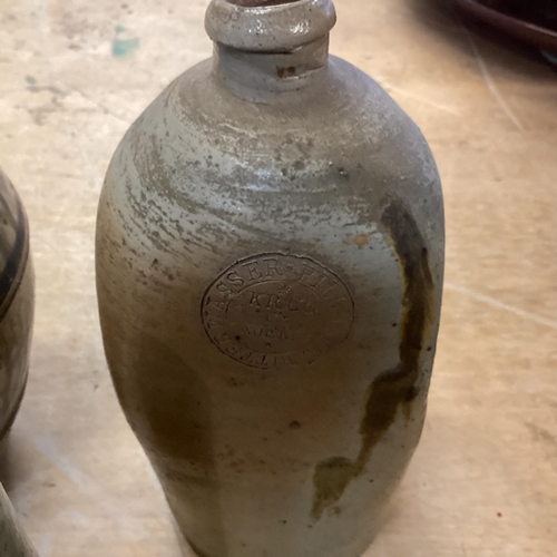 Quantity of studio pottery items to include two Chelsea Pottery Chargers