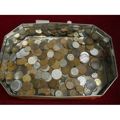 BOX OF COINS
