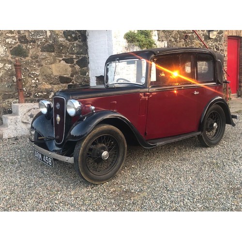 1935 AUSTIN A7 RUBY CABRIOLET CAR