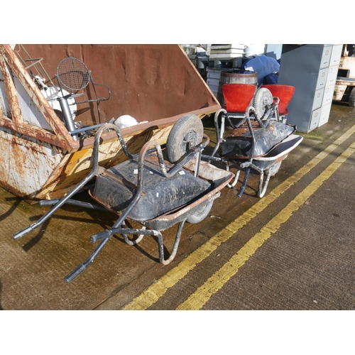 4 WHEELBARROWS