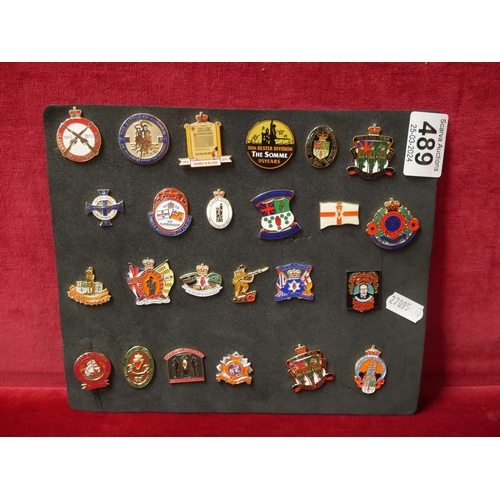 DISPLAY OF BADGES