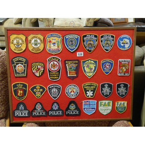 DISPLAY OF LAW ENFORCEMENT BADGES