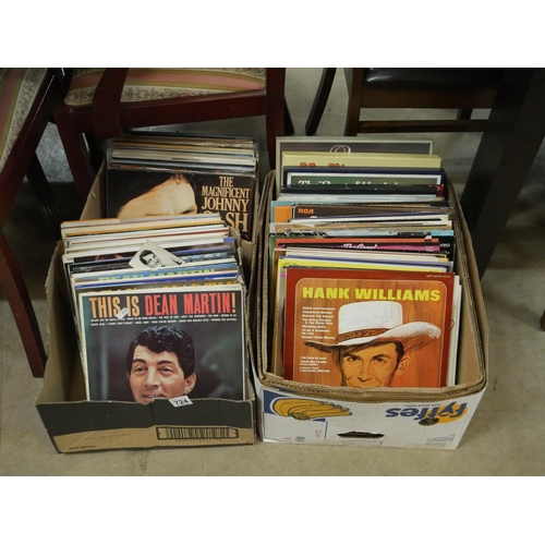 2 BOXES OF RECORDS