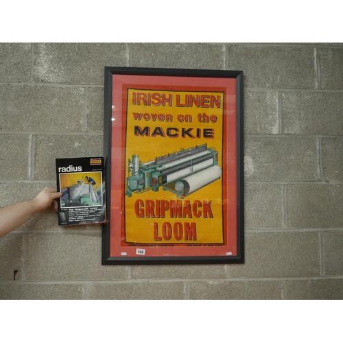 MACKIE ORIGINAL FRAMED LINEN & BOOK