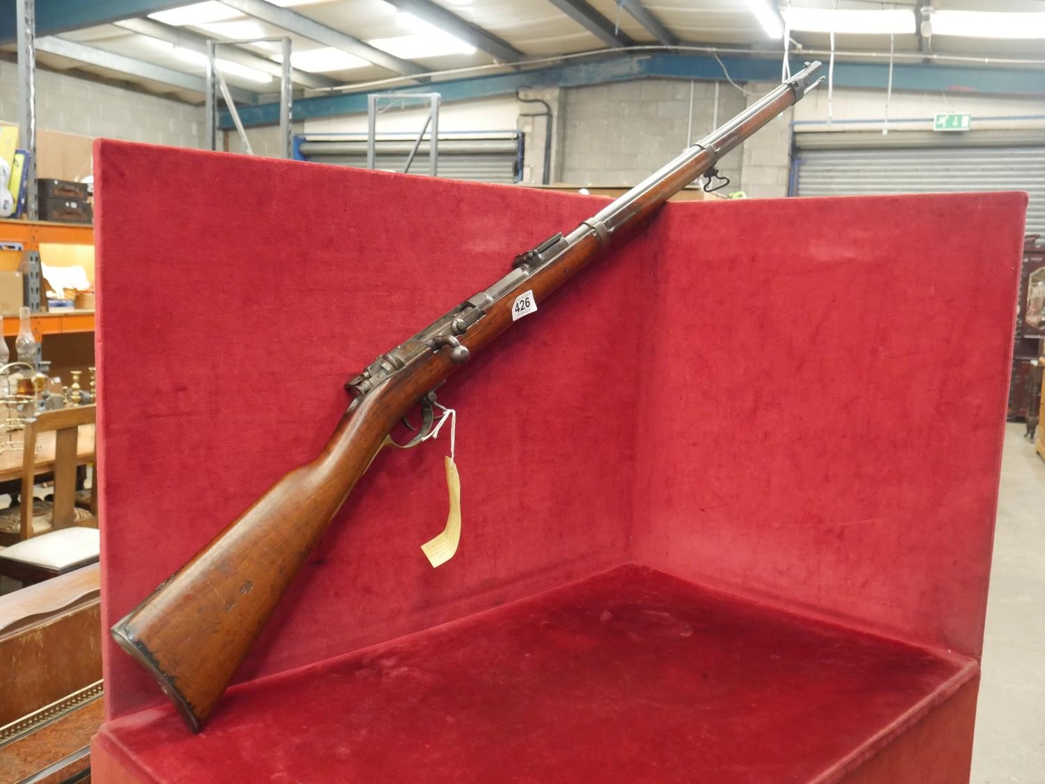 1871 MAUSER RIFILE MANUFACTURED IN 1876 SPANDAU ARSENAL