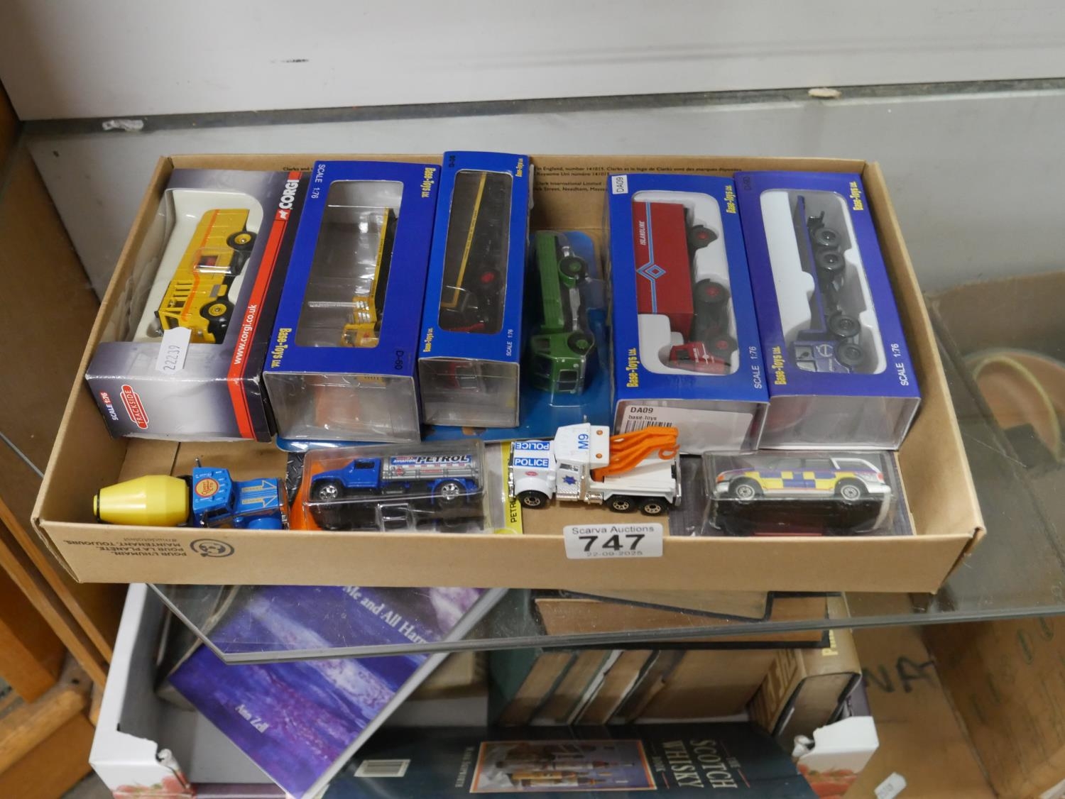 BOX OF MODEL VEHICLES