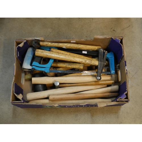 BOX OF HAMMERS