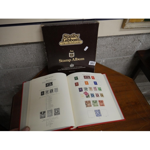 750 STAMPS IN STANLEY GIBBONS WINDSOR ALBUM