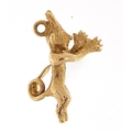 9ct gold pixie charm, 1.6cm high, 1.1g