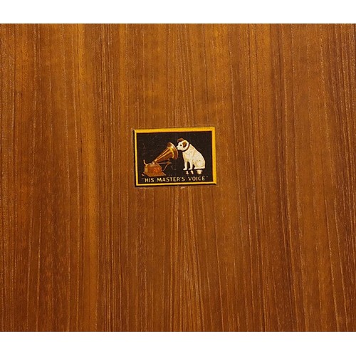 Vintage HMV Stereomaster radiogram, 50cm H x 98cm W x 46cm D