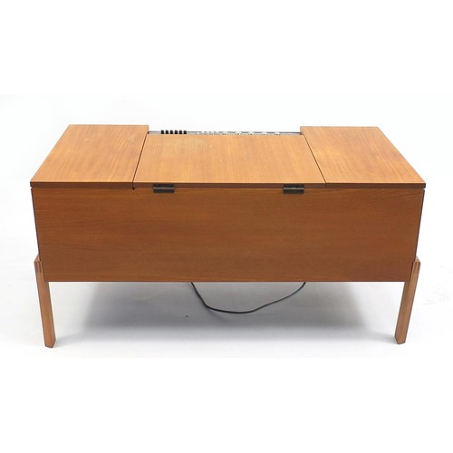 Vintage HMV Stereomaster radiogram, 50cm H x 98cm W x 46cm D