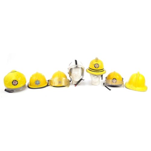 Six firemen's helmets and an RNLI helmet - auctions & price archive