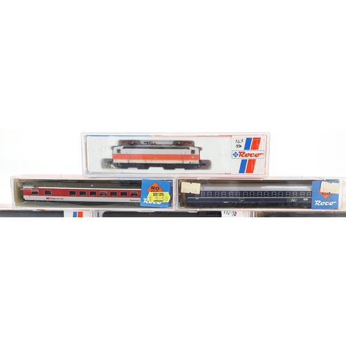 Eight Roco N gauge model railway - auctions & price archive
