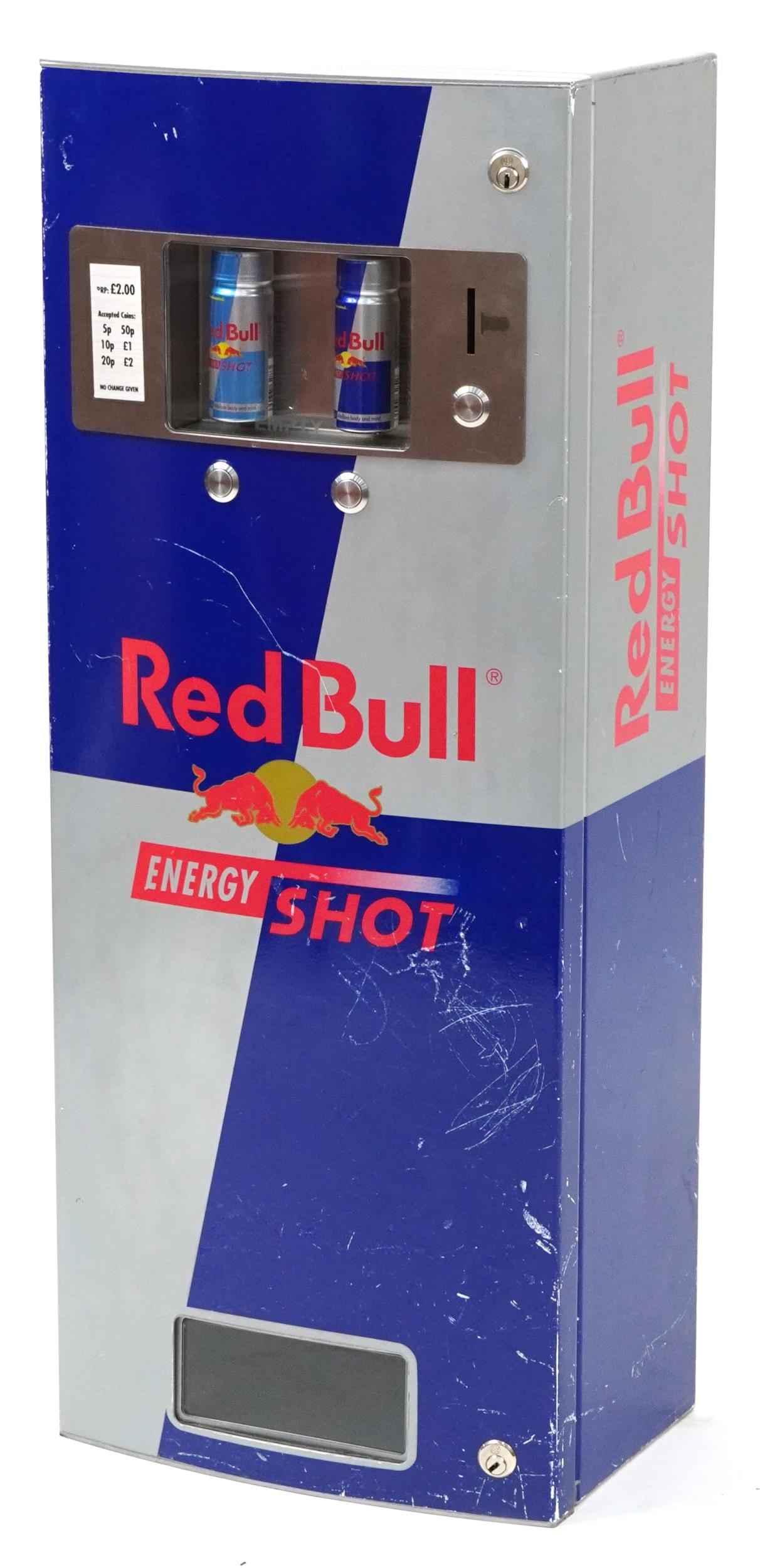 Red Bull Energy Drink Shots advertising vending machine, 80cm H x 32cm ...
