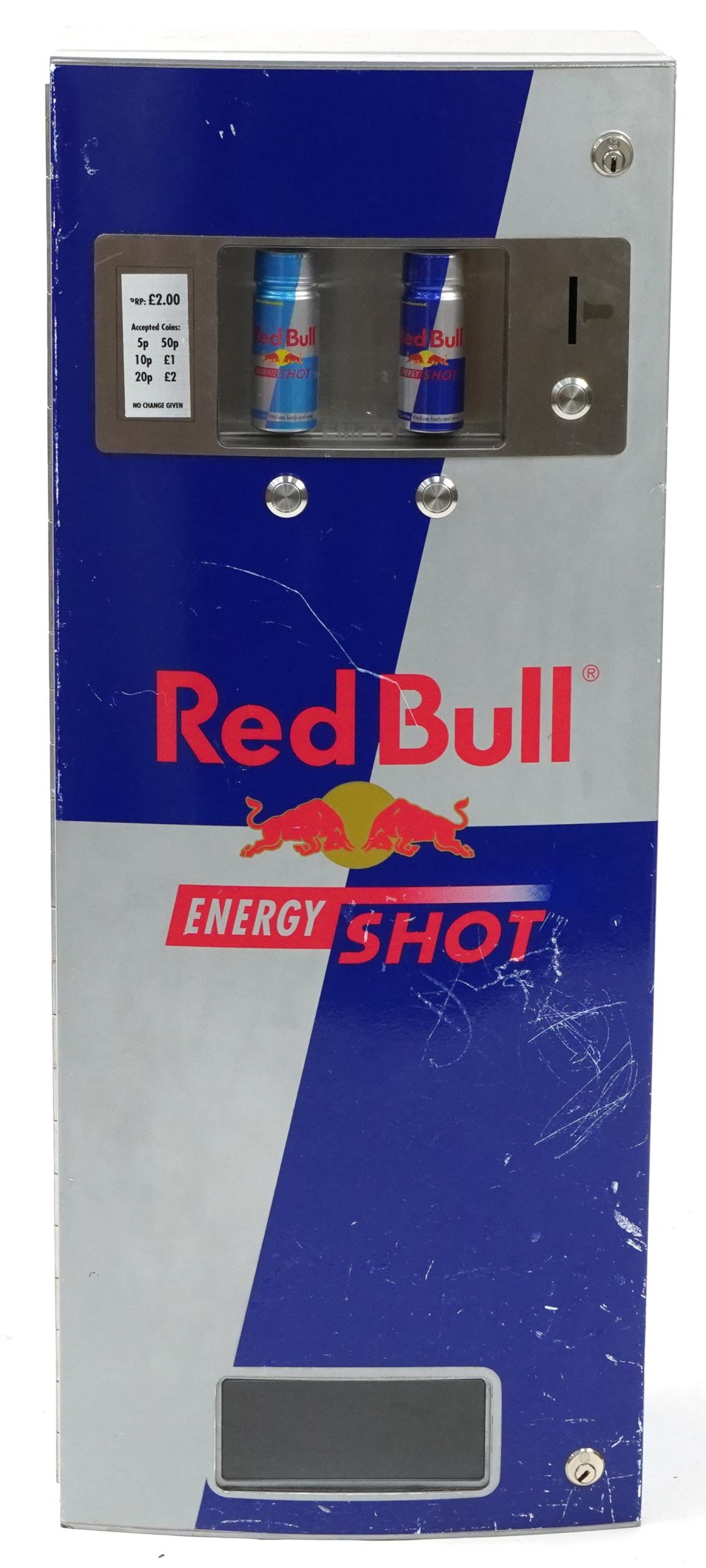 Red Bull Energy Drink Shots advertising vending machine, 80cm H x 32cm ...