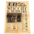 Vintage Biba department store newspaper
