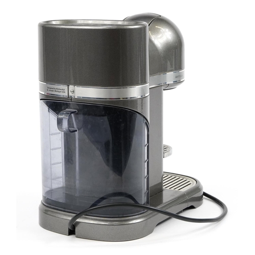 Kitchenaid Nespresso coffee machine with pod holder