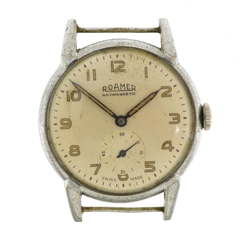 Roamer, gentlemen's military style wristwatch with subsidiary dial, the ...