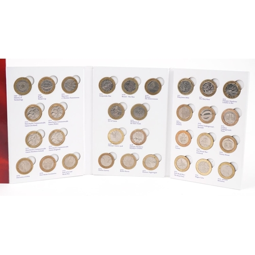 Collection of Elizabeth II two pound coins comprising The Great British ...