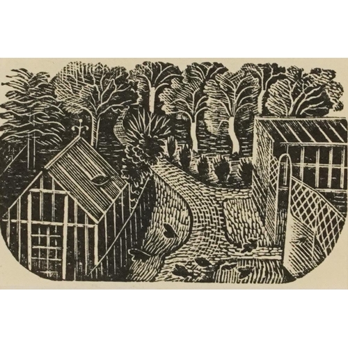 Eric Ravilious - Farmyard landscapes, set of three wood engravings ...