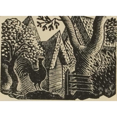 Eric Ravilious - Farmyard landscapes, set of three wood engravings ...