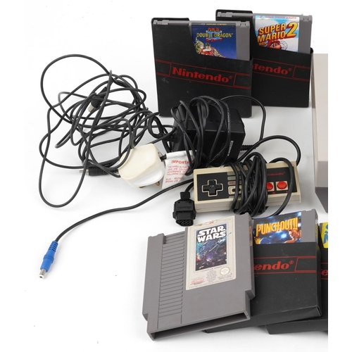 Vintage Nintendo NES Version entertainment system games console with ...