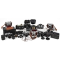Vintage and later cameras, lenses and accessories including Prinzflex ...