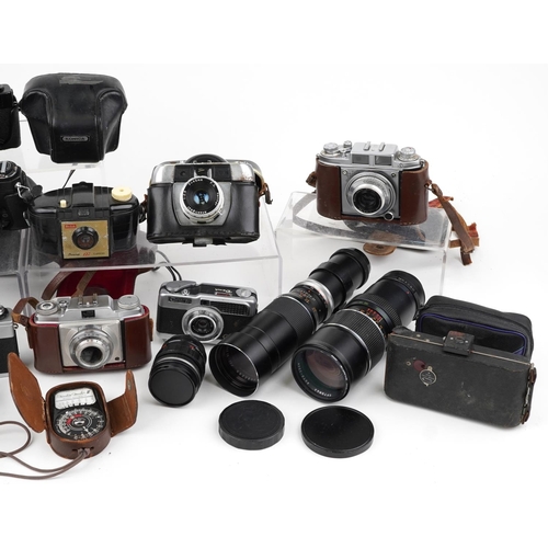 Vintage and later cameras, lenses and accessories including Prinzflex ...