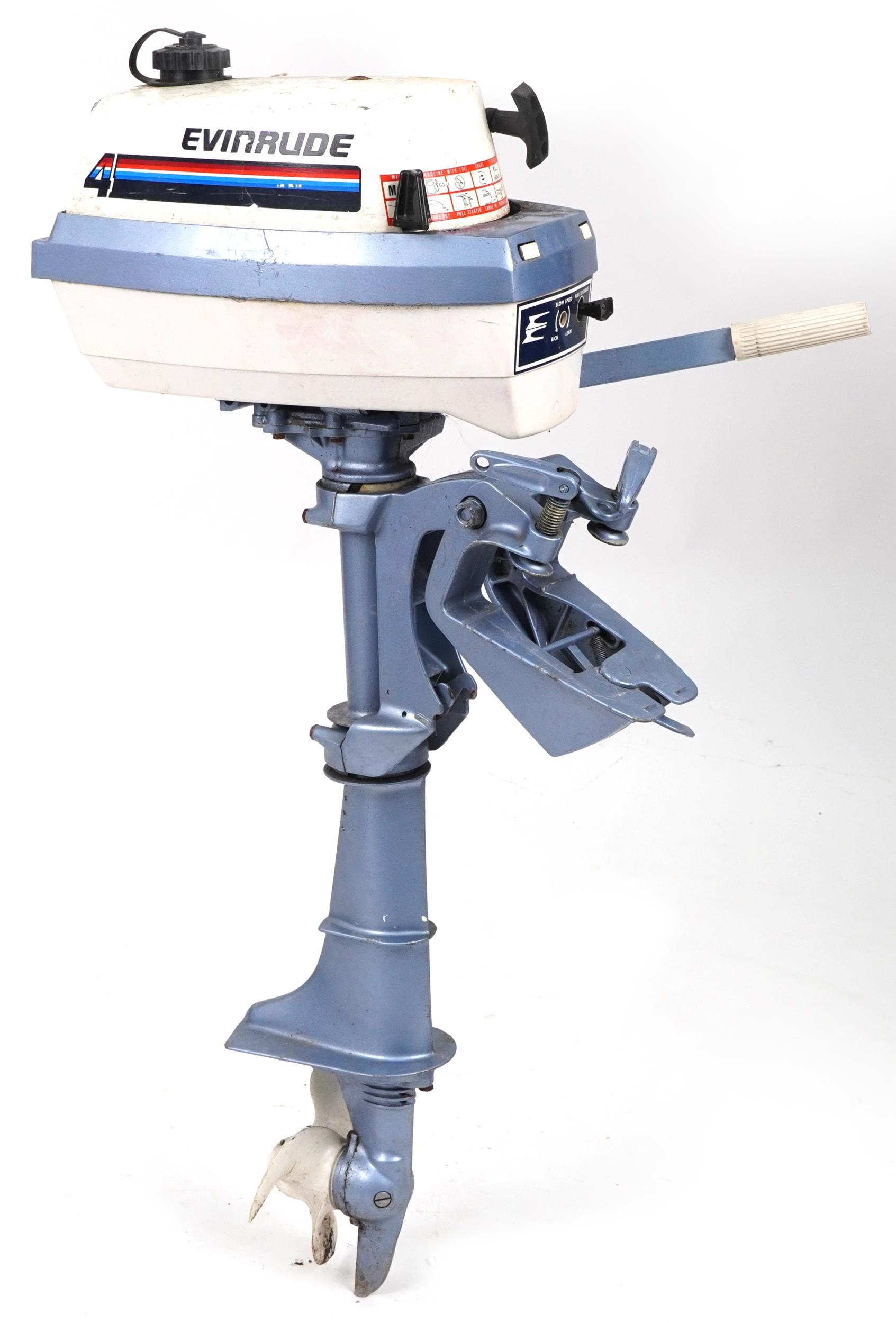 Evinrude 4 outboard motor, serial number 48B36EB67568