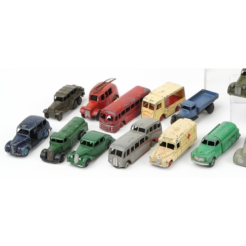 Vintage Dinky diecast vehicles including Commer, NCB electric van and ...