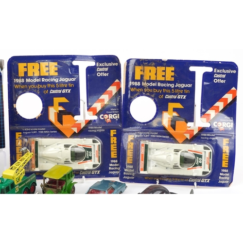 Vintage and later diecast vehicles, some with boxes including Corgi ...